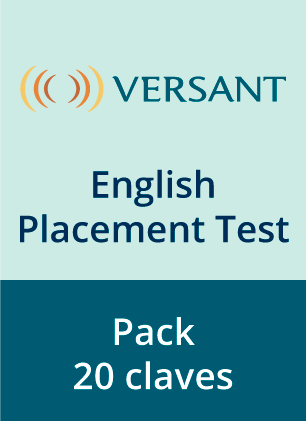Versant English Placement Test (PACK X 20 CÓDIGOS) – Pearson Argentina